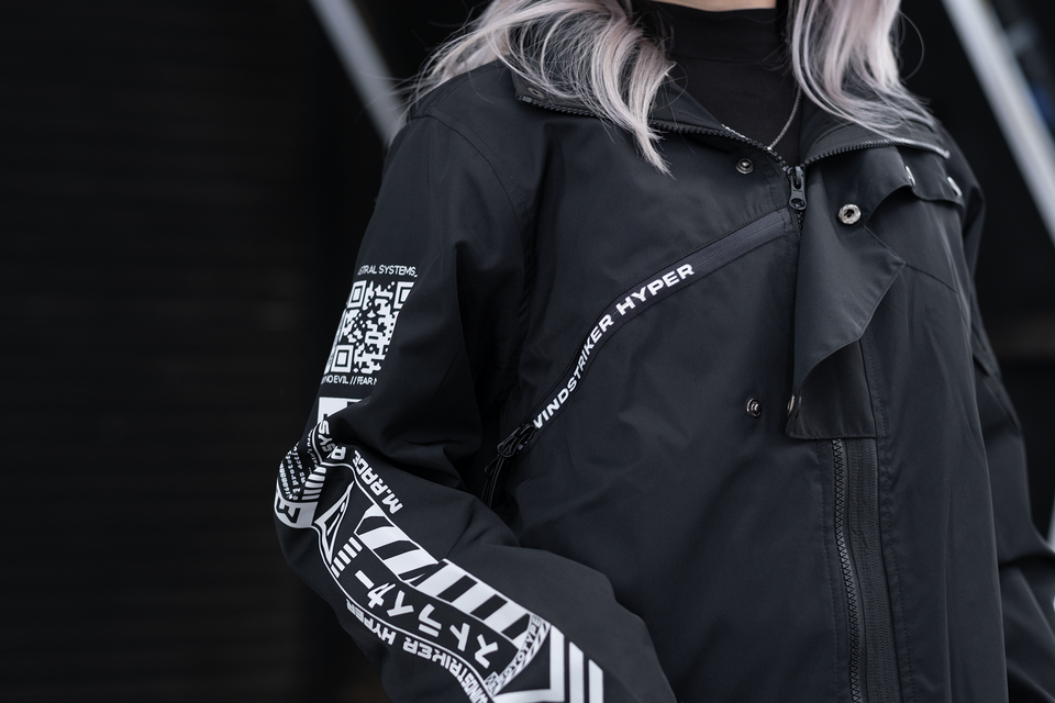 All-Terrain Windbreaker | Windstriker Mod "HYPER" Black Edition – M.RAGE