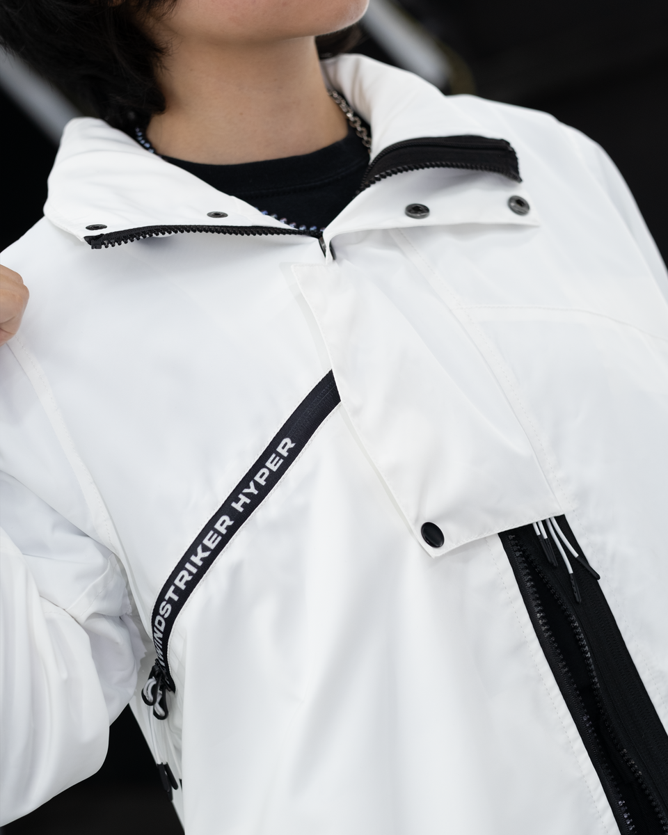 All-Terrain Windbreaker | Windstriker Mod "HYPER" White Edition – M.RAGE