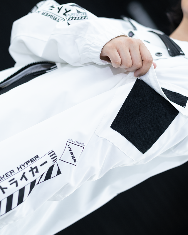 All-Terrain Windbreaker | Windstriker Mod "HYPER" White Edition – M.RAGE