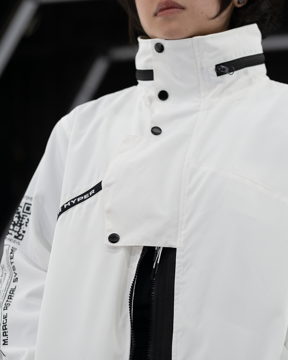 All-Terrain Windbreaker | Windstriker Mod "HYPER" White Edition – M.RAGE