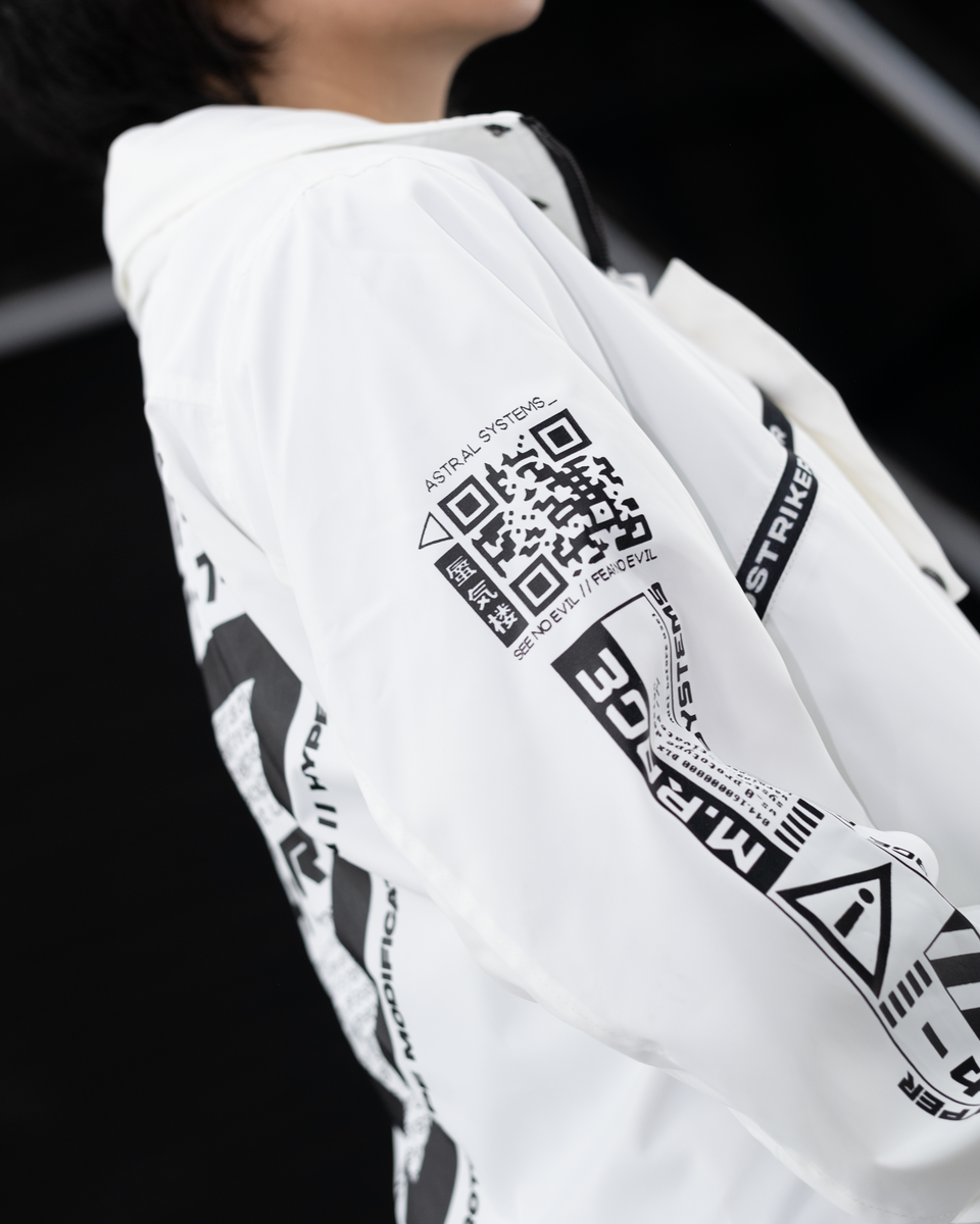 All-Terrain Windbreaker | Windstriker Mod "HYPER" White Edition – M.RAGE